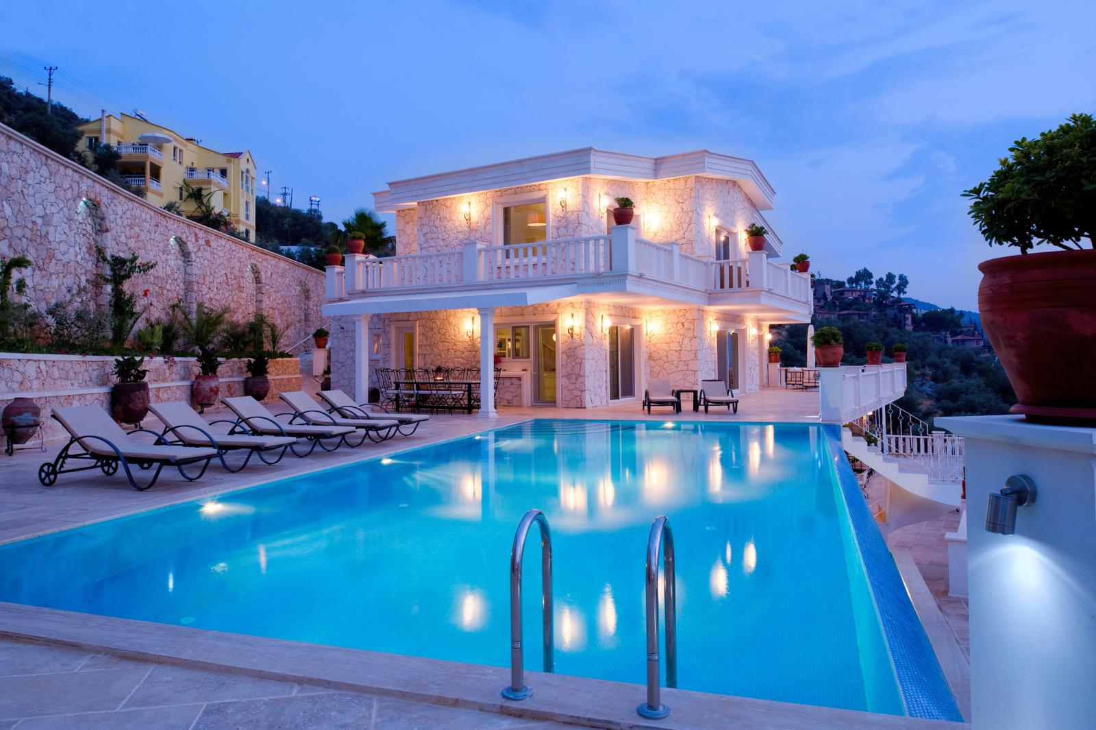 Kalkan Villas from 3 to 8 bedrooms for Holiday Rental from TheTurquoise ...