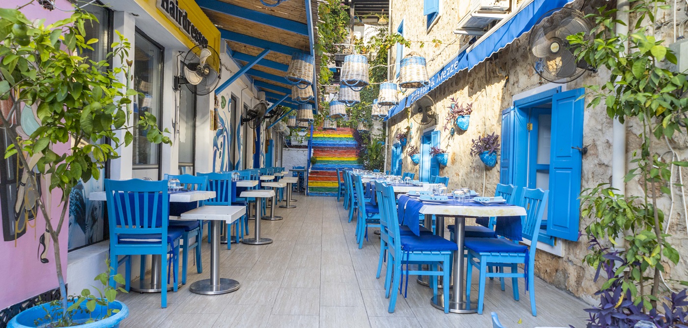 Kalkan is famous for its many fine restaurants and dining options